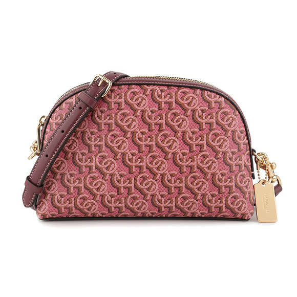 Coach | Bags | Coach Signature Monogram Shoulder Bag Red | Poshmark